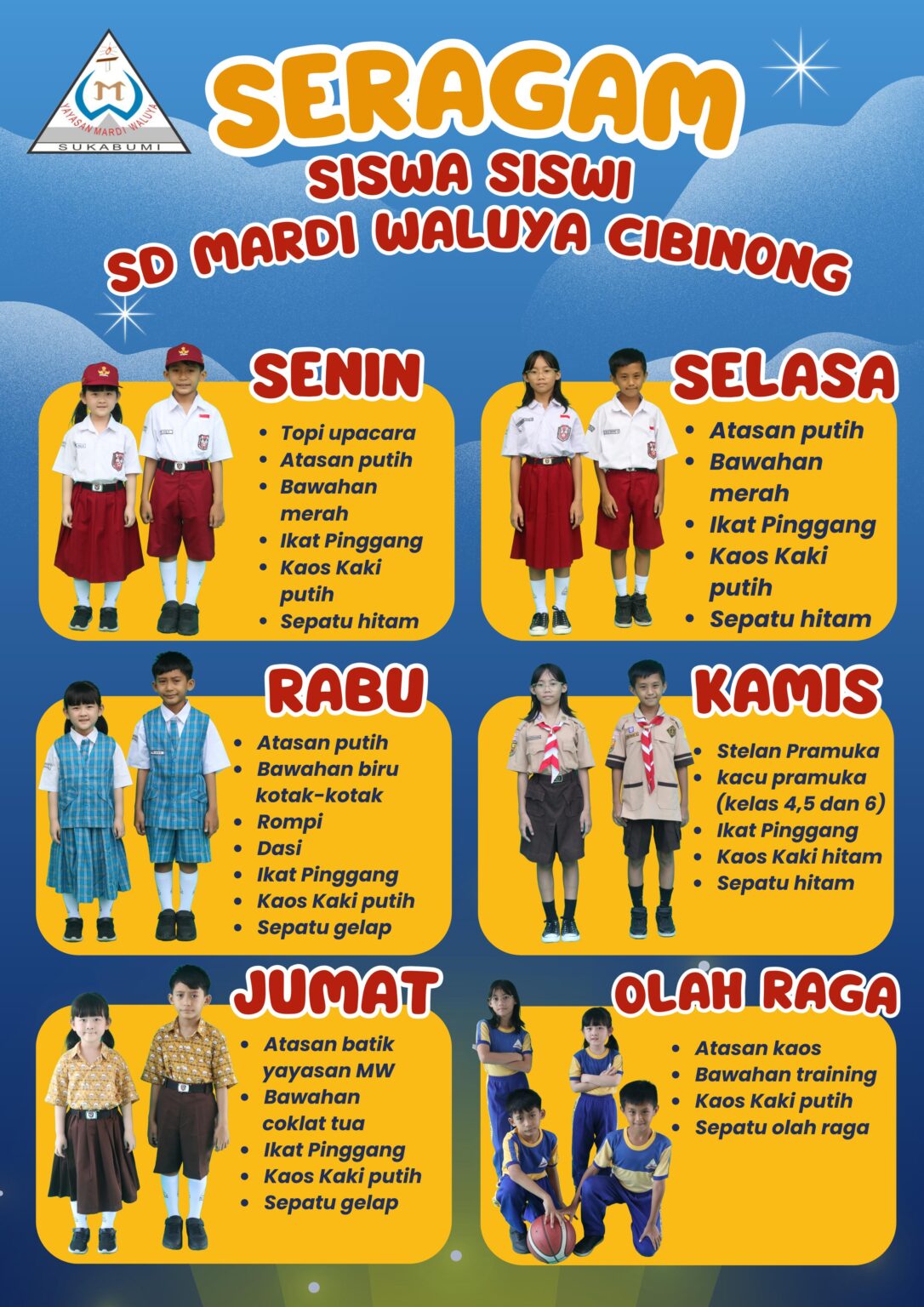 TATA TERTIB SEKOLAH – SD MARDI WALUYA CIBINONG